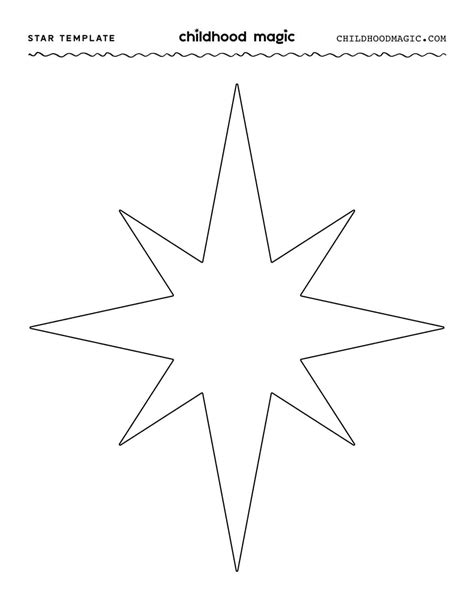 Free Printable Star Stencil 4 Inch Printable Stencils