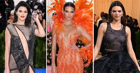 See Kendall Jenners Most Memorable Met Gala Looks From Sheer Gowns To