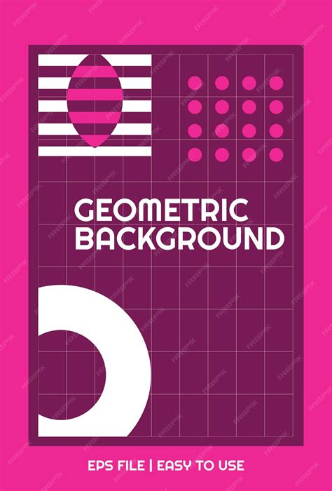 Premium Vector File Vector Abstrack Geometri Color Magenta