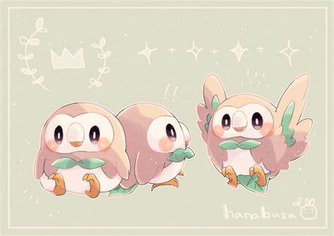 Rowlet Pokemon Drawn By Hanabusaoekaki Danbooru
