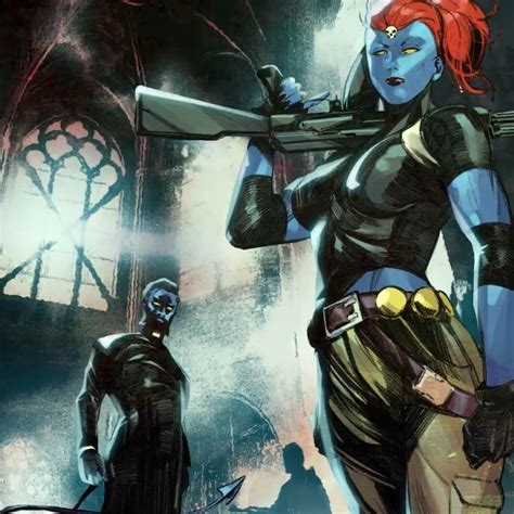 X Men Nightcrawler E Mistica Immortal X Men Just Gave Nightcrawler His