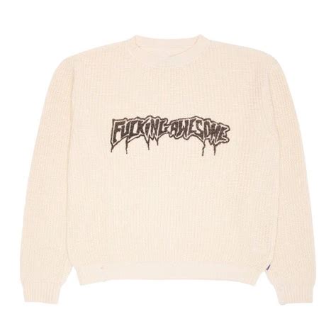 Fucking Awesome Drip Logo Sweater Pro Skateboards And Snowboards