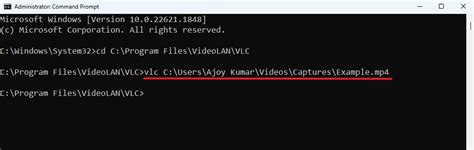 How To Play Video With Vlc Using Command Prompt Thecoderworld