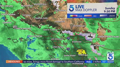 Mountain Snow Rain Returns To Southern California Ktla