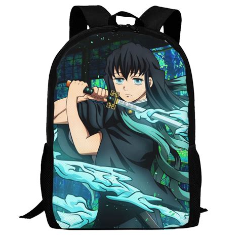 Muichiro Tokito Backpack 3d Print Laptop Backpack Lightweight Casual Daypack Bookbag Multi