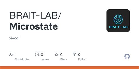 Github Brait Labmicrostate Xiaodi
