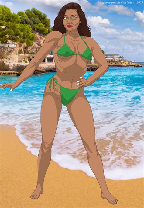 Mara Green Bikini Beach By Ghost Punch On Deviantart