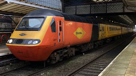 Class 43277 And 43272 Power Out Of Preston On 1z18 Youtube