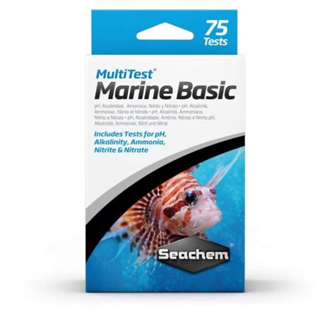 Seachem Multitest Marine Basic Test Kit Aquanature Online