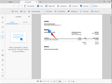 How To Translate PDF Support Kdan Mobile