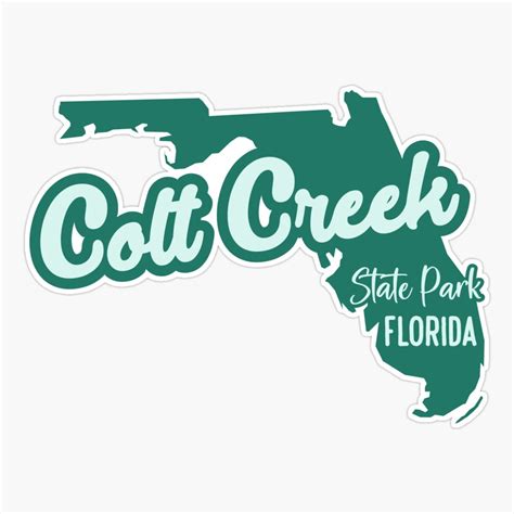 Maneki Colt Creek State Park Lorida Er Phone Decal Water Bottle Stickers Car Decals Funny
