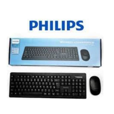 Philips Wireless Keyboard Wireless Mouse Set Keyboard And Mouse Combo C324 2 4g Free Battery