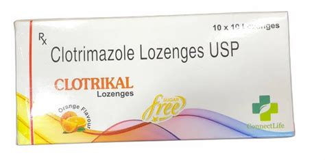 Clotrimazole Lozenges Packaging Size 10 Tab Connectlife At ₹ 40