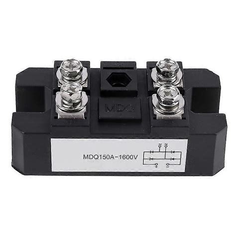 Black Single Phase Diode Bridge Rectifier 150a Amp High Power 1600v