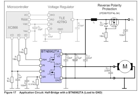 Half Bridge Providing Ground To Microcontroller Hardware Development Arduino Forum