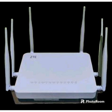 Jual ZTE PREMIUM ANTENA 6 PORT BIRU UNIT ONLY ADAPTOR Shopee Indonesia