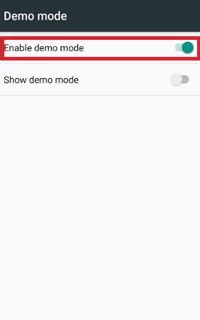 How To Turn On Demo Mode In Android 7 0 Nougat
