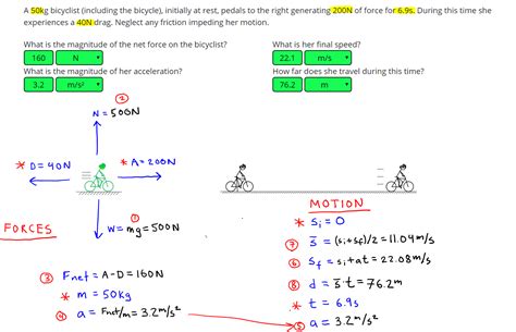 Introduction To Forces Practice Questions Complete Problems 4