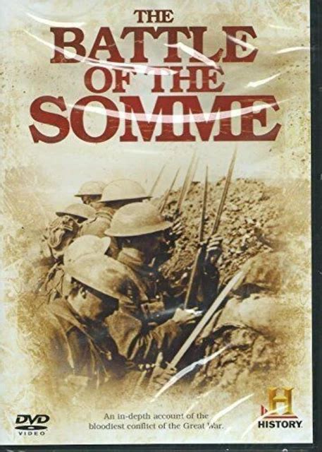 The Battle Of The Somme Dvd Documentary 2014 Name Not Stated Amazing
