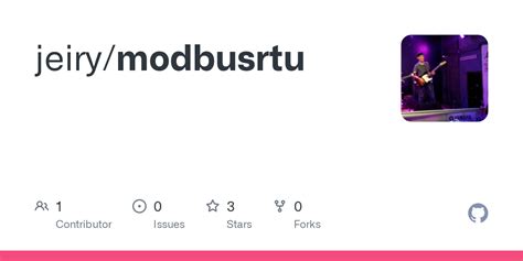 Github Jeirymodbusrtu