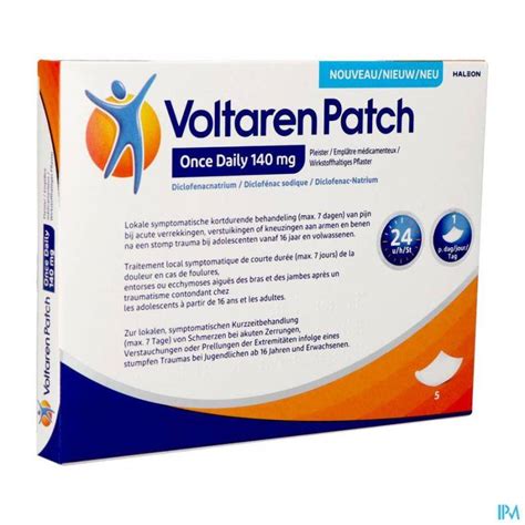 Voltaren Patch 140mg Once Daily Pleister 5 Online Apotheek Pharmazone