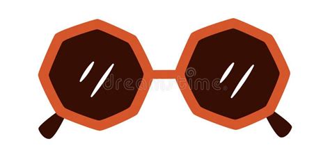 Polygon Shape Sunglasses Stock Vector Illustration Of Polygonal
