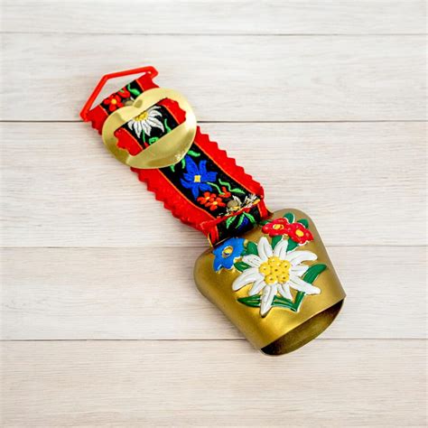 Swiss Cow Bell Door Hanging Chime Or Wall Hanging Ornament Switzerland