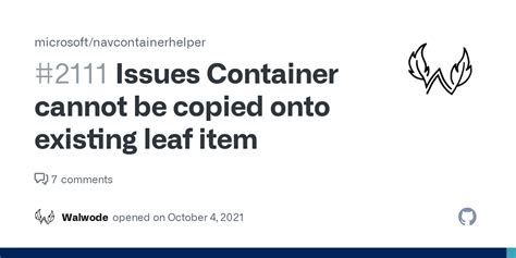 Issues Container Cannot Be Copied Onto Existing Leaf Item Issue Microsoft
