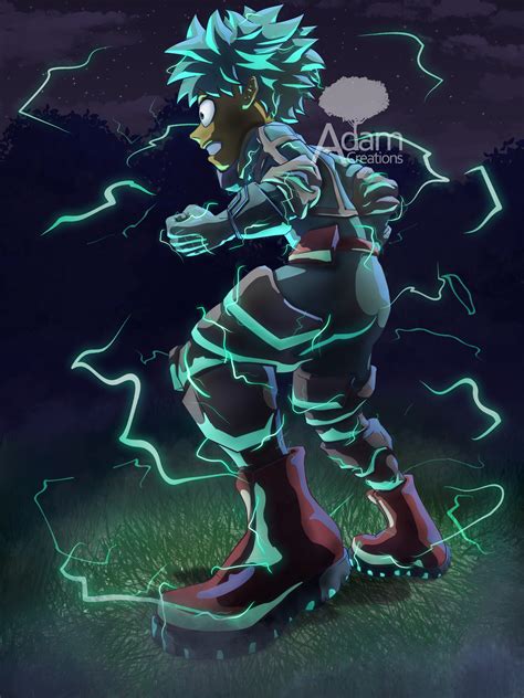 Artstation Midoriyadeku Full Cowl My Hero Academia
