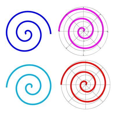 Fibonacci Spiral Vector Art Icons And Graphics For Free Download