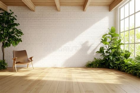 A Wood Floor Template Forms The Basis Of This 3d Render A Loft Style