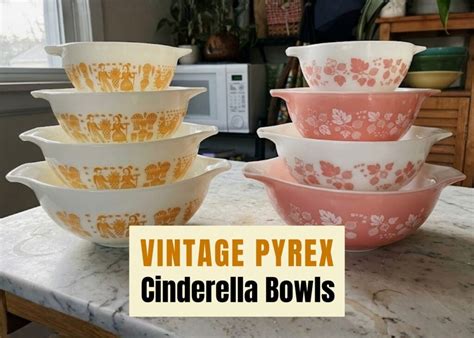 Vintage Pyrex Cinderella Bowls Values Patterns And Rarity Guide