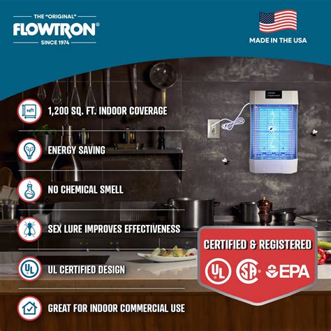 High Performance 120w Indoor Commercial Fly Killer Flowtron