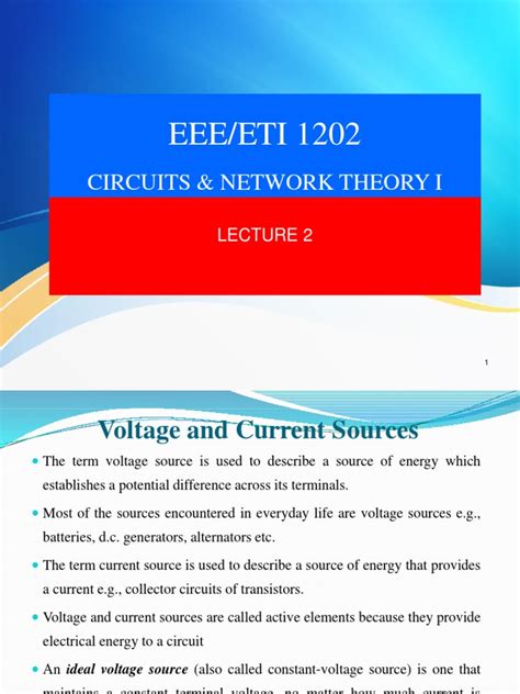 Lecture 2 Kcl Kvl And Mesh Analysis Pdf Electrical Network Voltage
