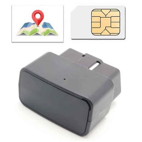 obd ii gps tracker with 12 month sim and tracking platform