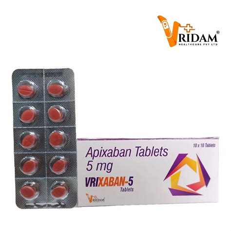 Apixaban 5 Mg Tablet At ₹ 19stripe Apixaban Tablet In Nashik Id