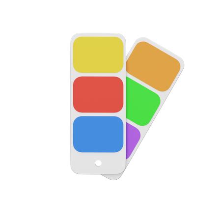Color Palette 3d Icon Download In Png Obj Or Blend Format