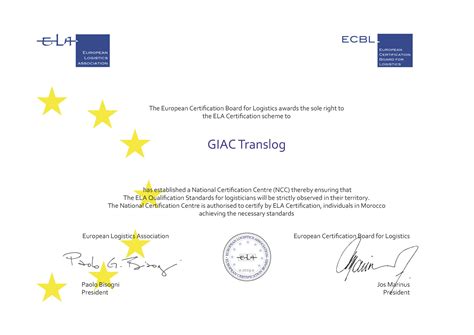 Présentation De La Certification Ela