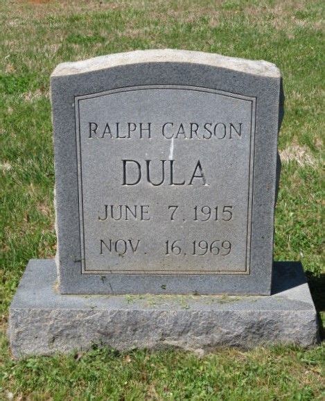 Pvt Ralph Carson Dula 1915 1969 Find A Grave Memorial