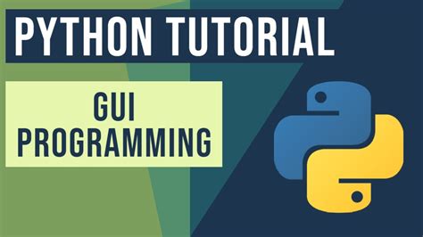 Python Gui Programming Youtube