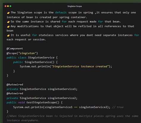 springboot beanscopes javadevelopment singleton prototype webdevelopment vamsi reddy vajrala