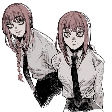Safebooru 1girl Black Necktie Black Pants Chainsaw Man Collared Shirt