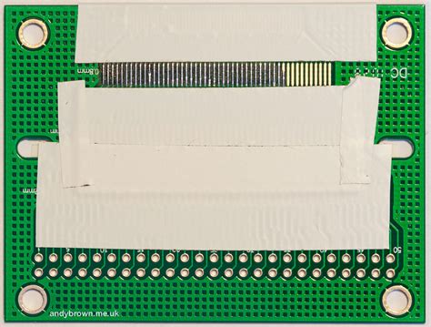 How To Hand Solder An Lcd Fpc Ffc Connector Andys Workshop