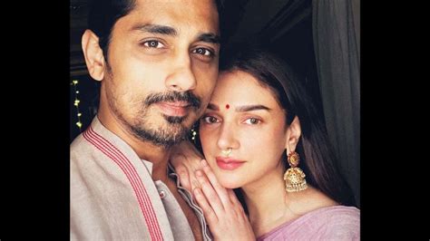 Did Siddharth Confirm Dating Aditi Rao Hydari Actor Shares First Picture With Rumoured