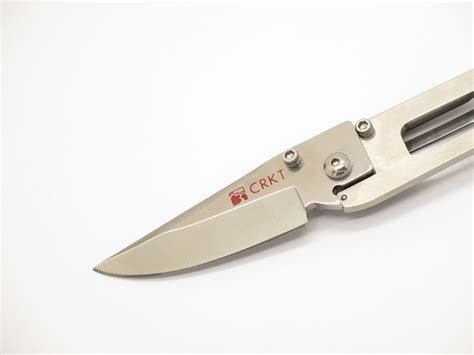 Crkt 5600 Pat Pend Halligan Sampsons Kiss 35 Stainless Folding