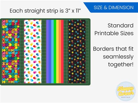 Autism Awareness Bulletin Board Border Printable Autism Border