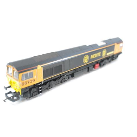 Hornby R2650 Class 66 66709 Joseph Arnold Davies In Medite Livery Dcc