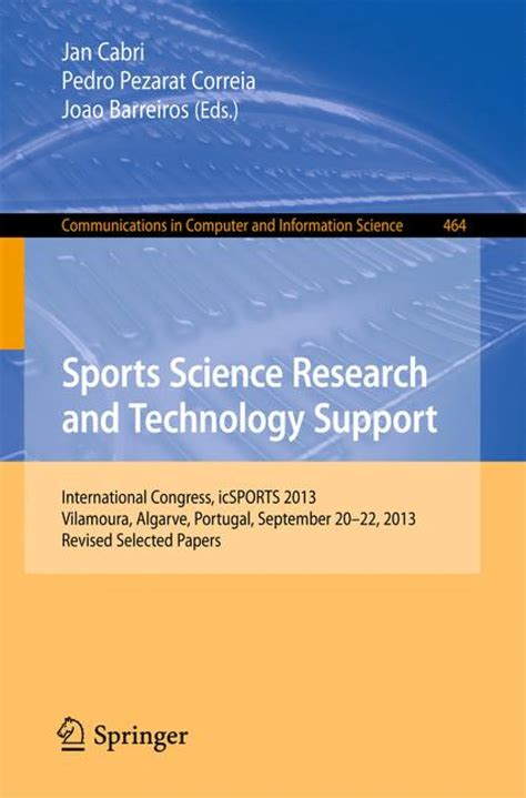 Sports Science Research And Technology Support International Congress