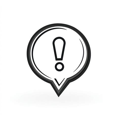 Speech Bubble Exclamation Mark Icon Free Photo Illustration Rawpixel