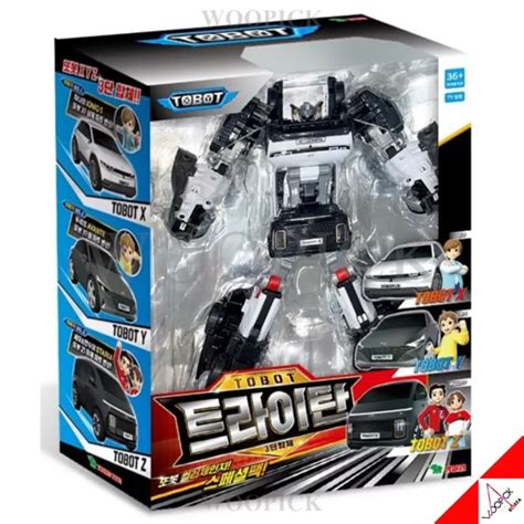 Tobot 2025 Tritan Special Pack Big Size Tobot X Y Z 3 Cars Transformer